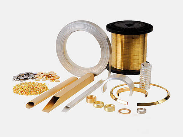 Halbzeug von KOOS: Halbfabrikate in Gold, Silber, Platin, Palladium ...